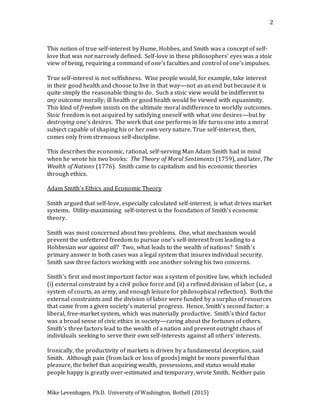 Understanding Self-Interest (2) | PDF