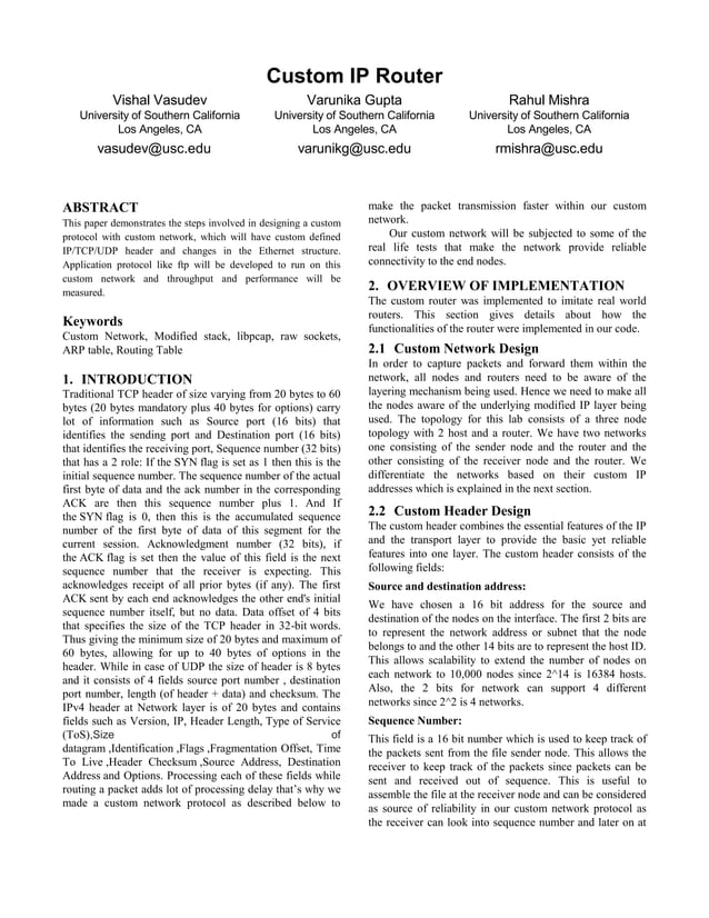 Custom_IP_Network_Protocol_and_Router | PDF