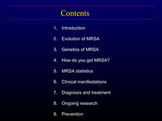 SCOURGE_OF_MRSA_97-2003 | PPT | Skin and Dermatology | Diseases and Conditions