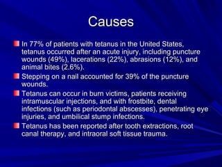Tetanus | PPT
