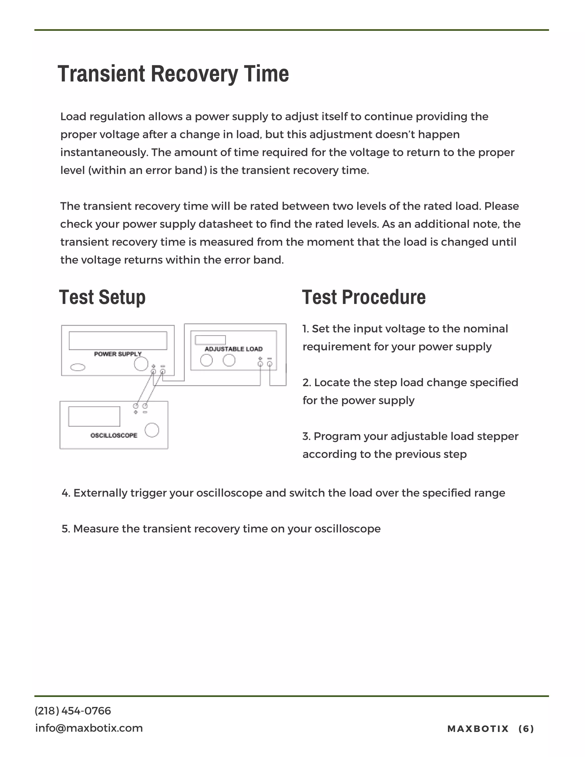 Guide to Power Supply Testing with MaxBotix | PDF | Consumer ...