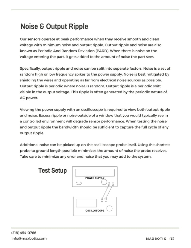 Guide to Power Supply Testing with MaxBotix | PDF | Consumer ...