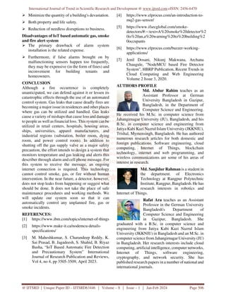 IoT Based Automatic Gas, Smoke and Fire Alert System | PDF