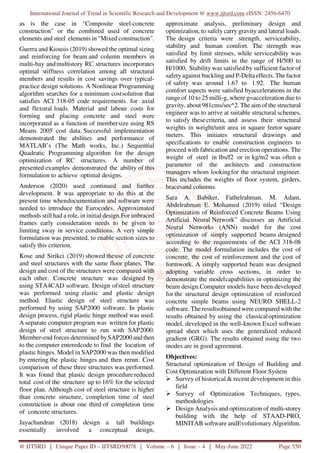 Structural Building and Cost Optimization with Different Floor System | PDF