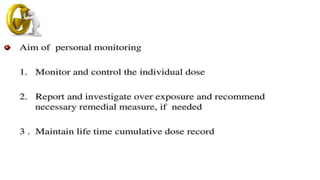 Personal Monitoring Device use in radiology department._by_Barkat.pptx