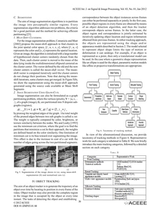 Object Detection and tracking in Video Sequences | PDF