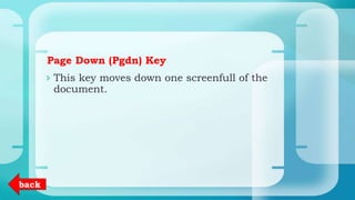 84 identify group keys on the keyboard and their functions | PPSX