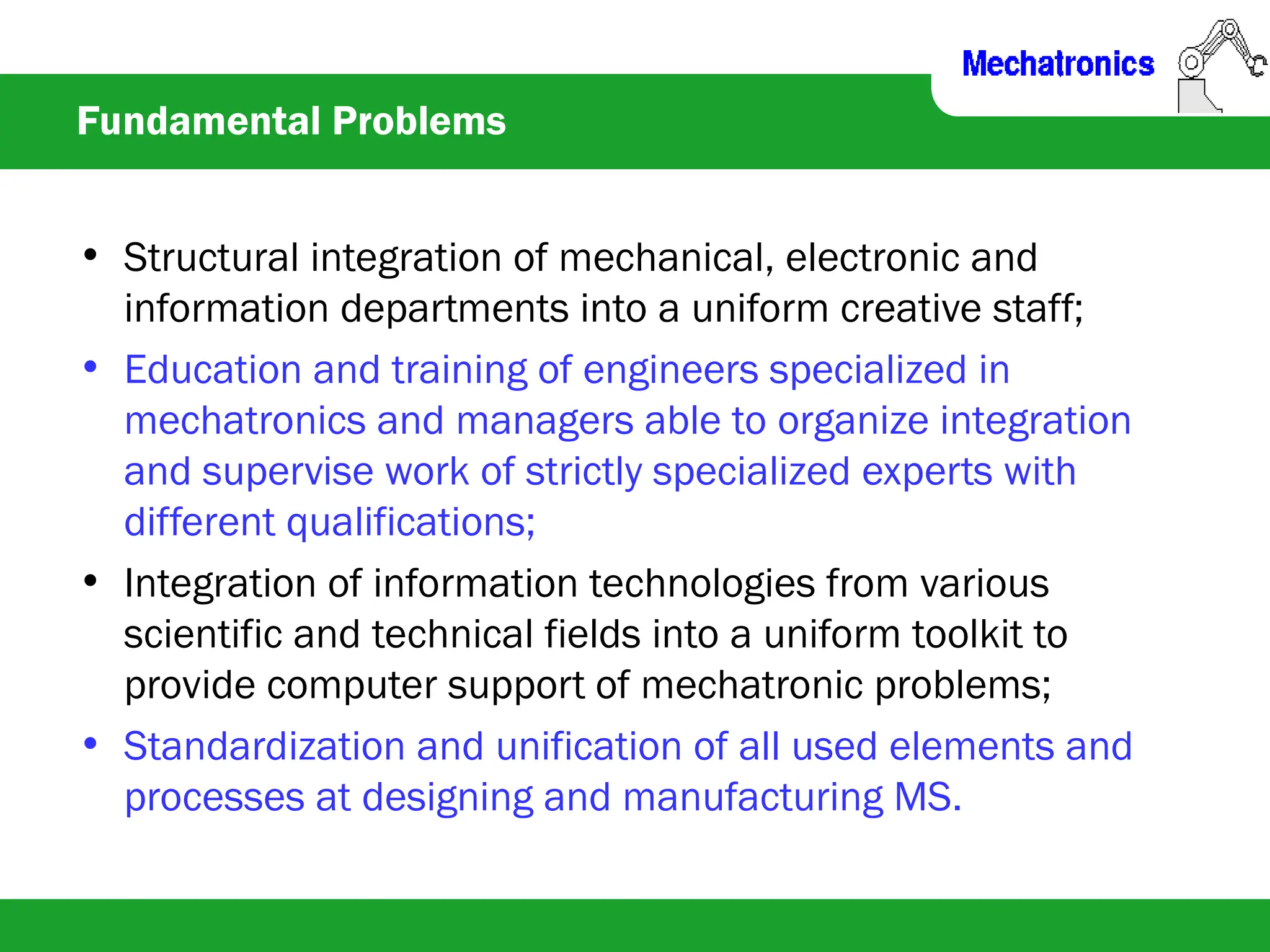 introduction to mechatronics combines principles from mechanical ...