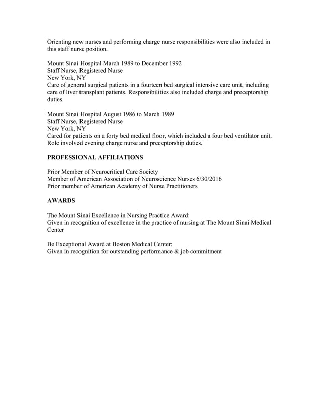 Christina DeFusco CV 2-alternate address4444 (1) | DOC | Brain and Nervous System Disorders ...