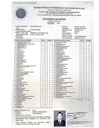 Transcript and Certificate | PDF