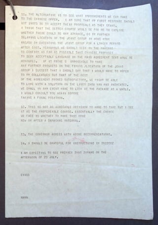 840728 Memo from UK Embassy in Beijing (Richard Evans) to FCO/Prime ...