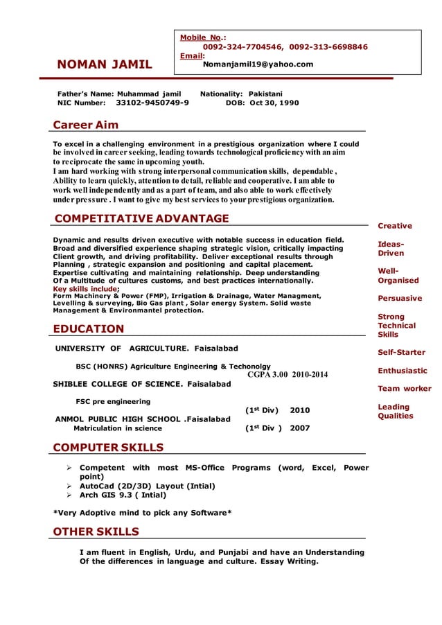 noman cv | DOCX