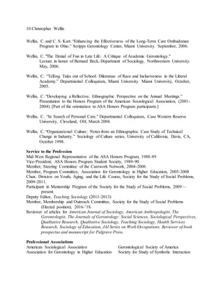 current Wellin vita | PDF