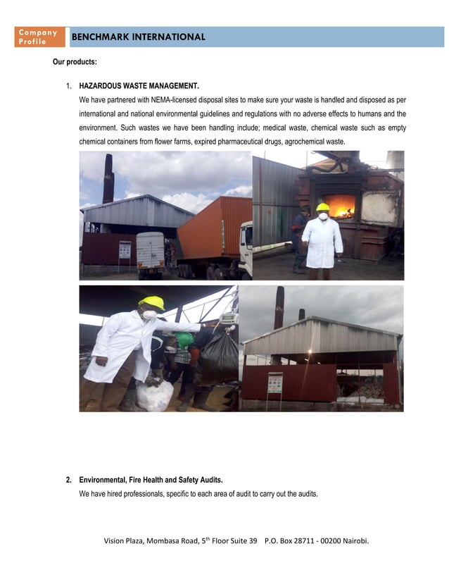 BMI COMPANY PROFILE | PDF | Environmental Services Industry | Industries