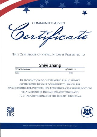 VITA_certification | PDF
