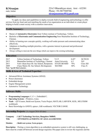 RESUME 15MEA0012-updated1 | PDF