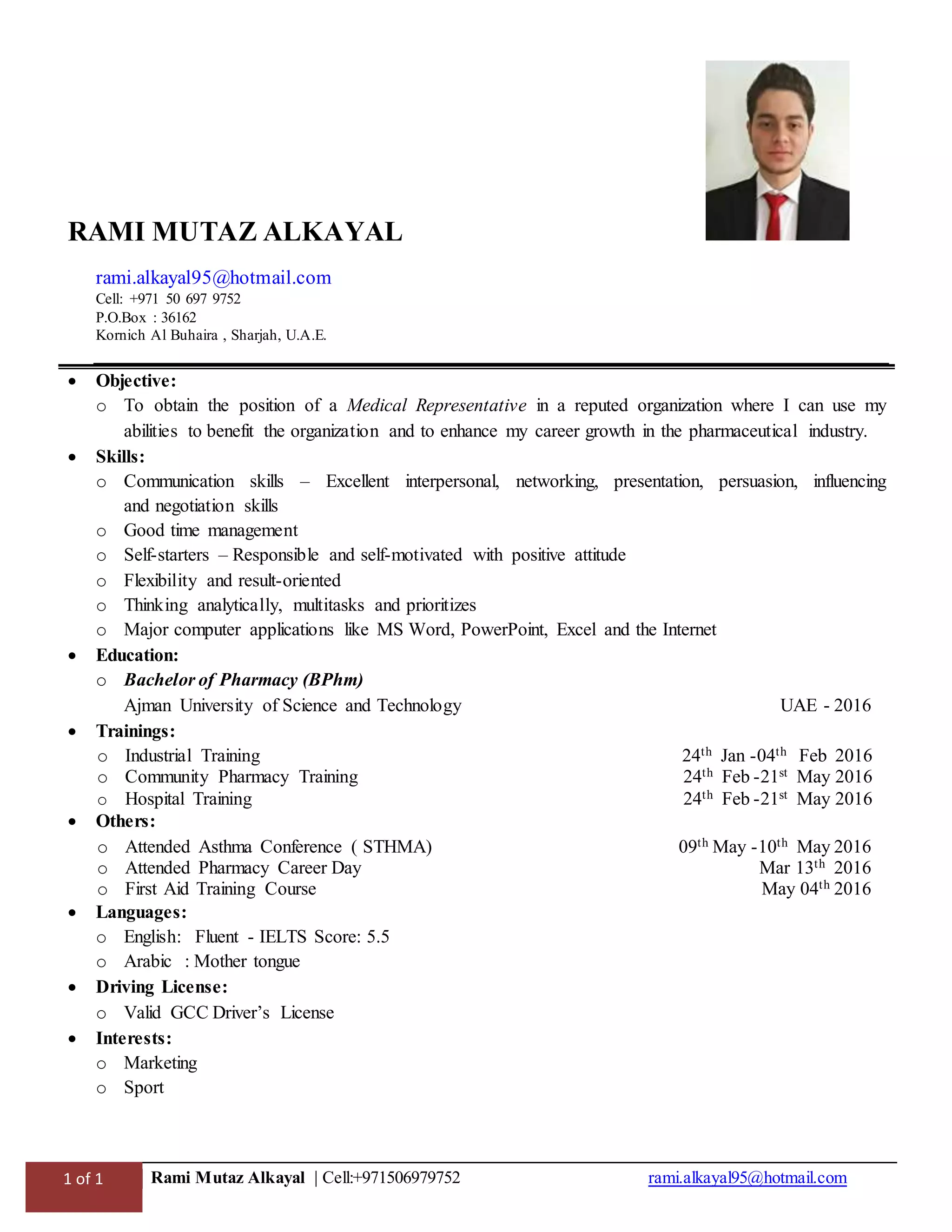 Rami Mutaz CV - M | DOCX