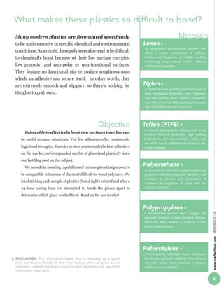 Adhesive Guide | PDF