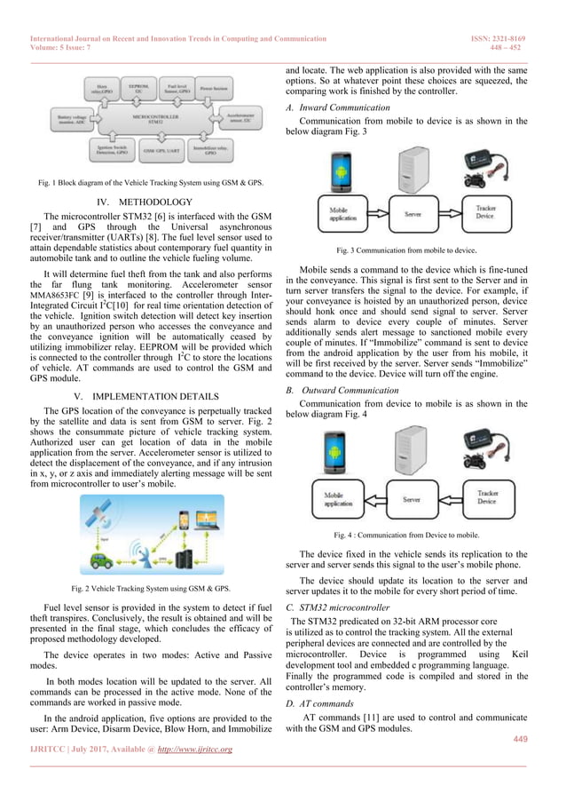 Advanced Vehicle Tracking system using GSM/GPRS and GPS | PDF