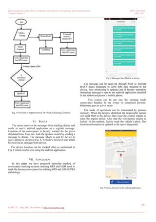 Advanced Vehicle Tracking system using GSM/GPRS and GPS | PDF