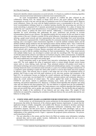 Cosine similarity-based algorithm for social networking recommendation | PDF | Social Networking ...