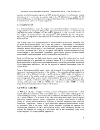 OMT: A DYNAMIC AUTHENTICATED DATA STRUCTURE FOR SECURITY KERNELS | PDF