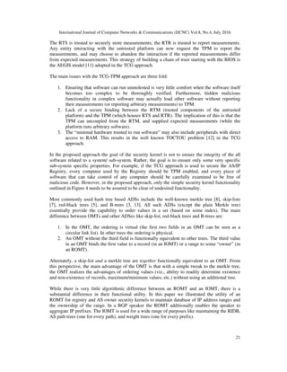 OMT: A DYNAMIC AUTHENTICATED DATA STRUCTURE FOR SECURITY KERNELS | PDF