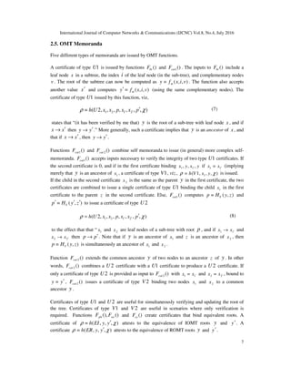 OMT: A DYNAMIC AUTHENTICATED DATA STRUCTURE FOR SECURITY KERNELS | PDF