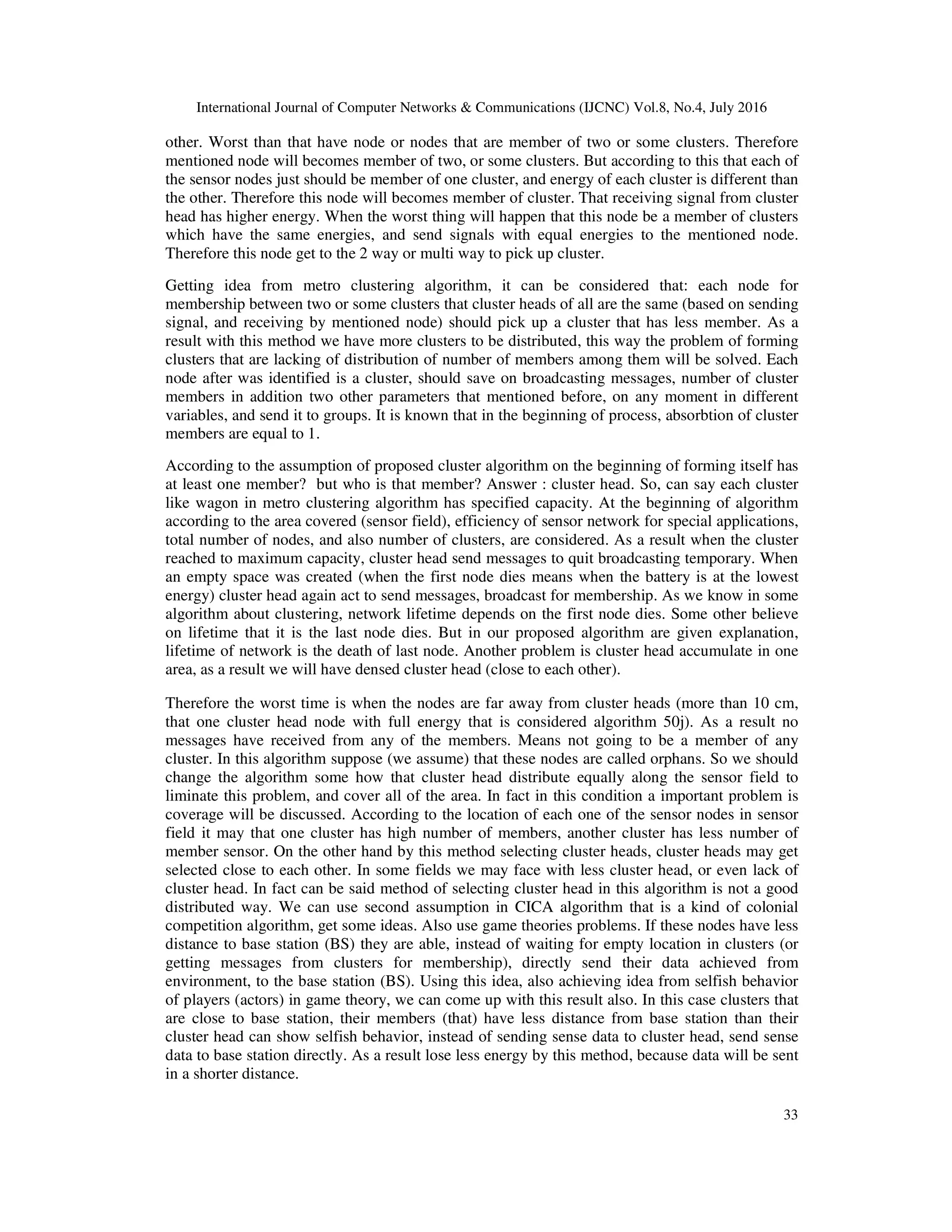 Proposed A Heterogeneous Clustering Algorithm To Improve Qos In Wsn Pdf