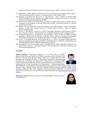 PROPOSED A HETEROGENEOUS CLUSTERING ALGORITHM TO IMPROVE QOS IN WSN | PDF