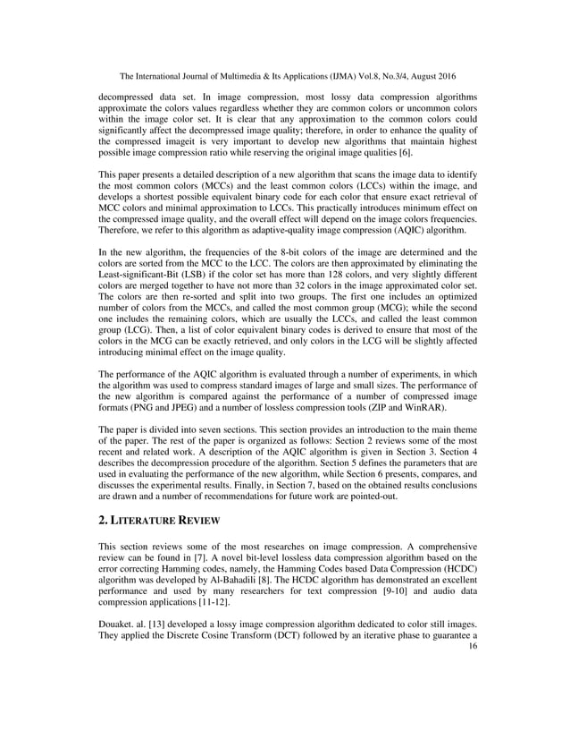 Adaptive-Quality Image Compression Algorithm | PDF