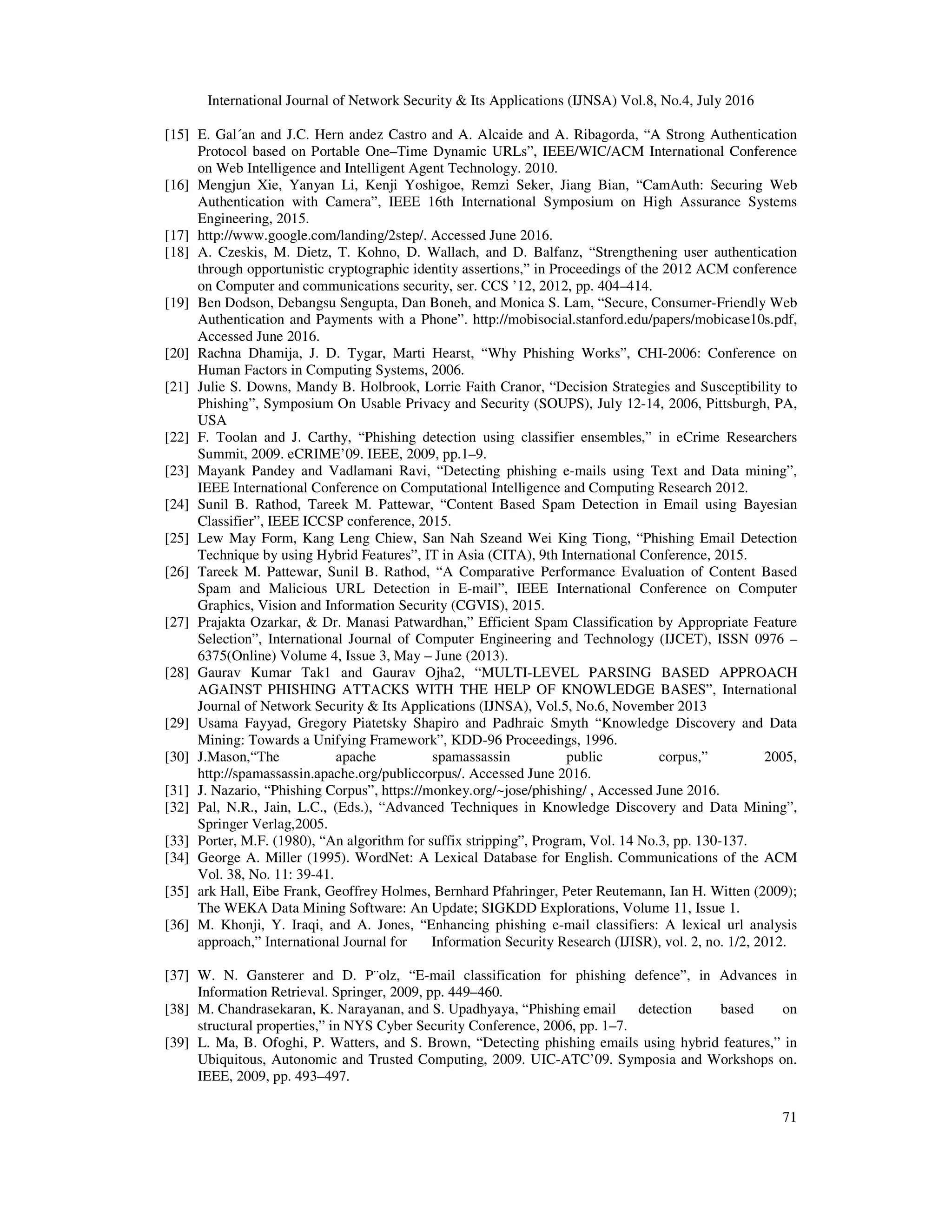 An Intelligent Classification Model For Phishing Email Detection Pdf