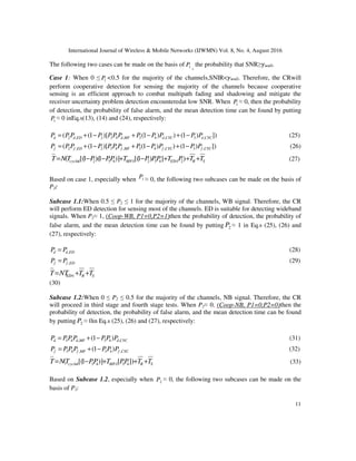 MULTI-STAGES CO-OPERATIVE/NONCOOPERATIVE SCHEMES OF SPECTRUM SENSING FOR COGNITIVE RADIO SYSTEMS ...