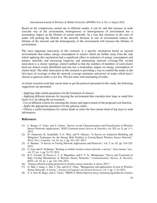 CUTTING DOWN ENERGY USAGE IN WIRELESS SENSOR NETWORKS USING DUTY CYCLE TECHNIQUE AND MULTI-HOP ...