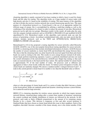 CUTTING DOWN ENERGY USAGE IN WIRELESS SENSOR NETWORKS USING DUTY CYCLE TECHNIQUE AND MULTI-HOP ...