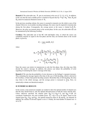 PRACTICAL PARTIAL DECODE AND FORWARD ENCODING SCHEME FOR RELAY CHANNEL ...