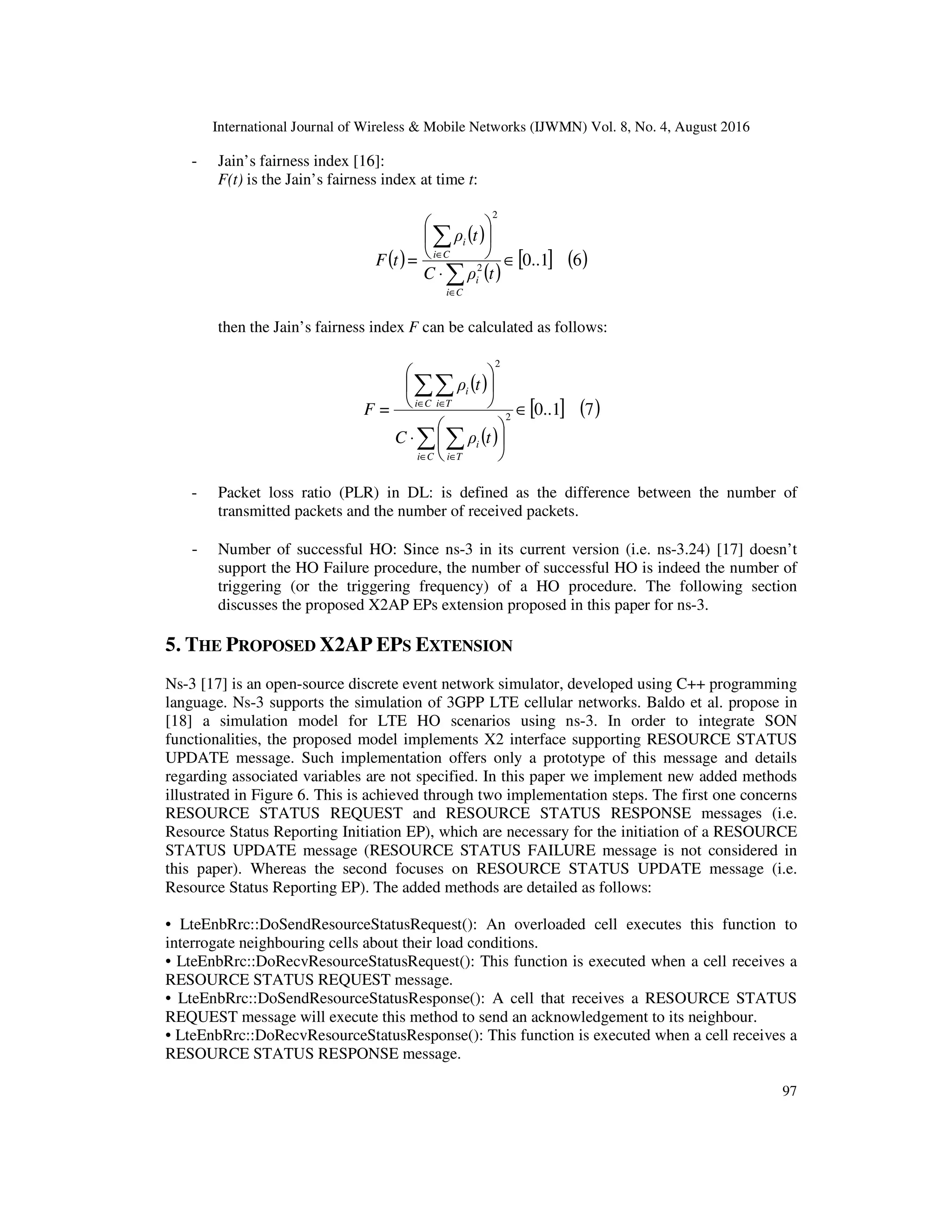 MOBILITY LOAD BALANCING BASED ADAPTIVE HANDOVER IN DOWNLINK LTE SELF-ORGANIZING NETWORKS | PDF
