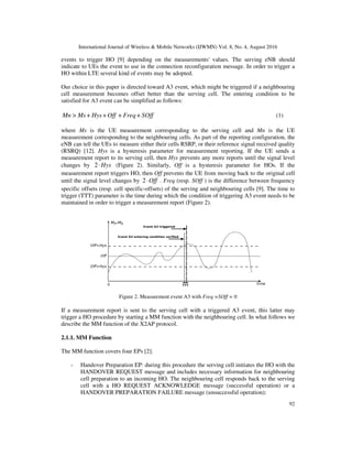 MOBILITY LOAD BALANCING BASED ADAPTIVE HANDOVER IN DOWNLINK LTE SELF ...