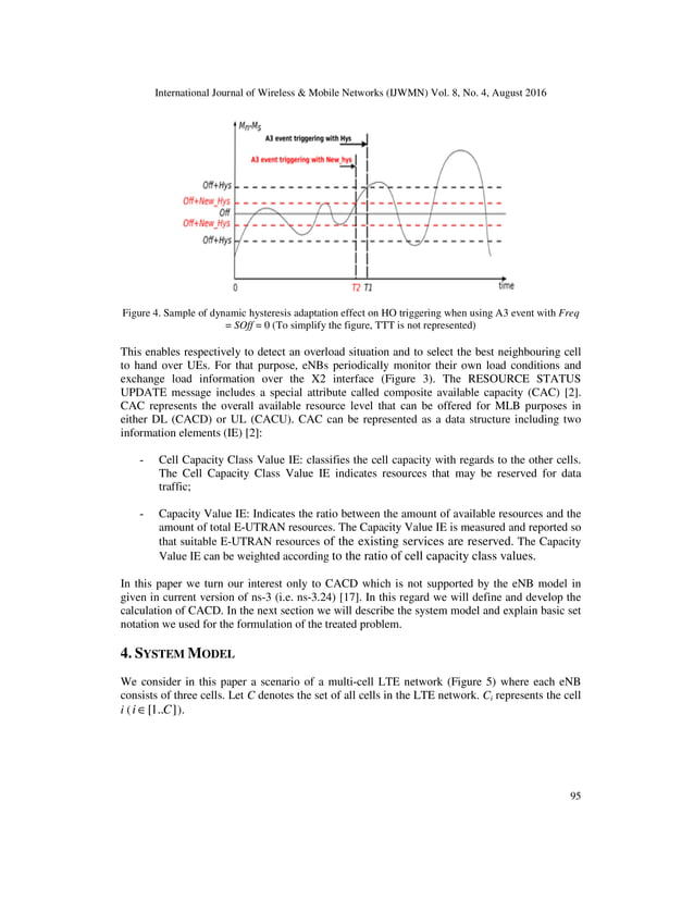 MOBILITY LOAD BALANCING BASED ADAPTIVE HANDOVER IN DOWNLINK LTE SELF-ORGANIZING NETWORKS | PDF