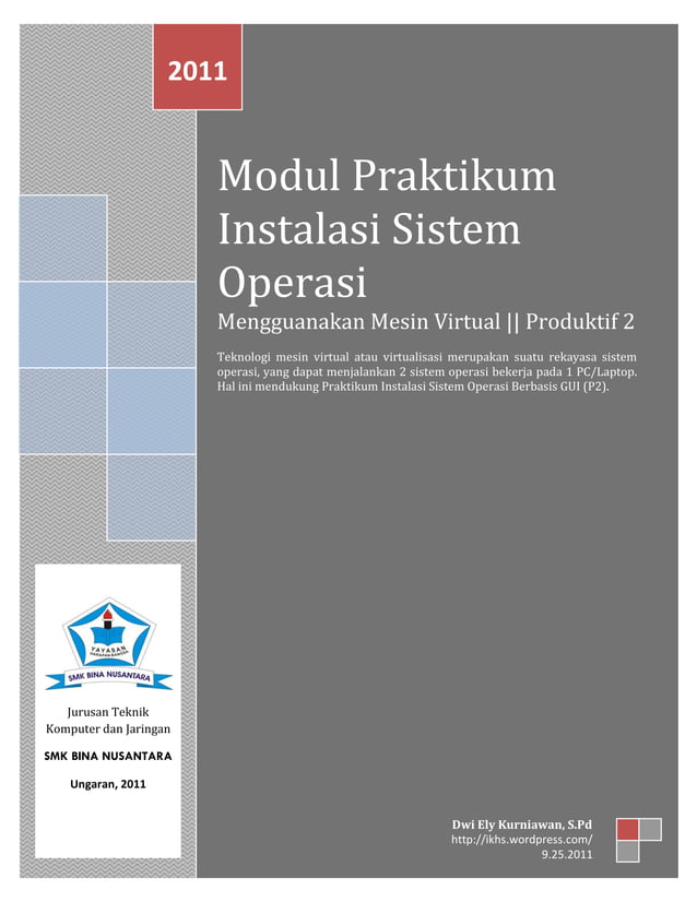 Modul Praktikum Instalasi Sistem Operasi | PDF