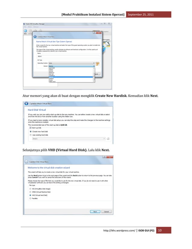 Modul Praktikum Instalasi Sistem Operasi | PDF