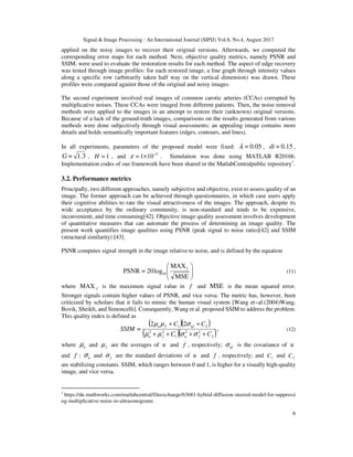 Hybrid Diffusion Steered Model for Suppressing Multiplicative Noise in ...