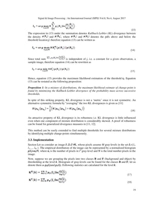 OPTIMAL GLOBAL THRESHOLD ESTIMATION USING STATISTICAL CHANGE-POINT DETECTION | PDF