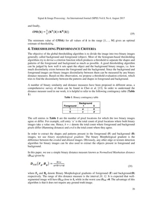OPTIMAL GLOBAL THRESHOLD ESTIMATION USING STATISTICAL CHANGE-POINT DETECTION | PDF