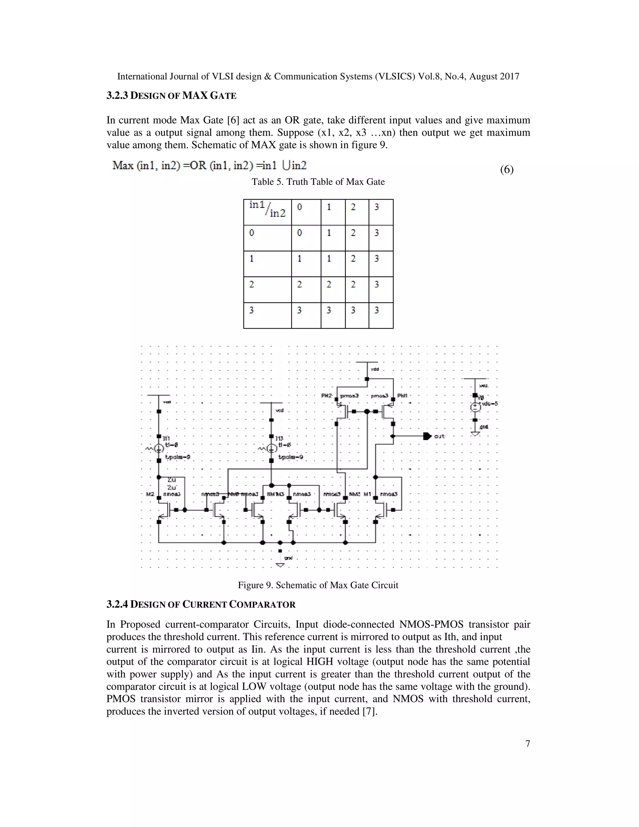 Design of Quaternary Logical Circuit Using Voltage and Current Mode Logic | PDF