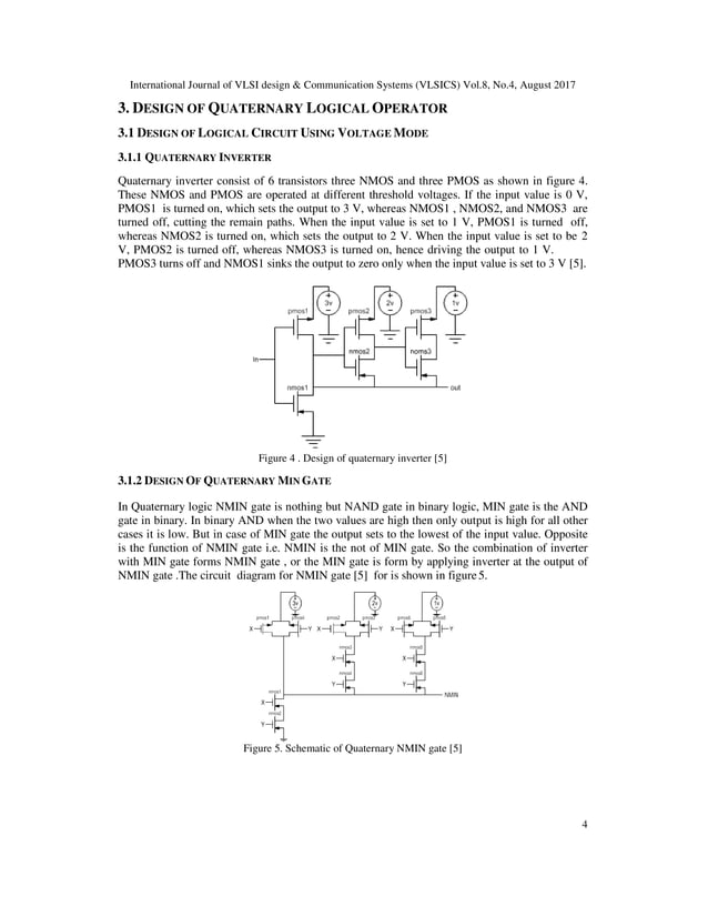 Design Of Quaternary Logical Circuit Using Voltage And Current Mode Logic Pdf
