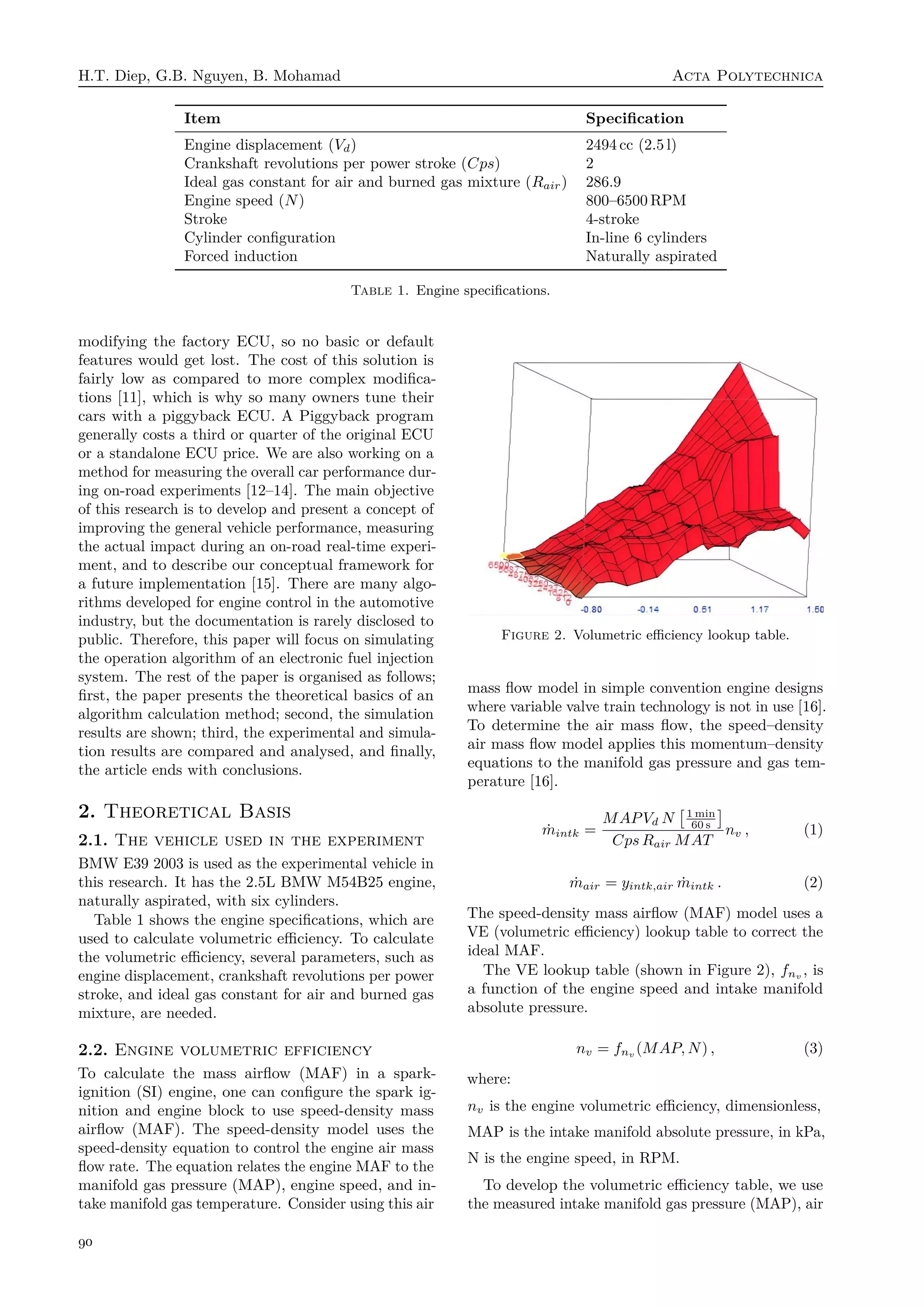 REMAPPING AND SIMULATION OF EFI SYSTEM FOR SI ENGINE USING PIGGYBACK ECU | PDF