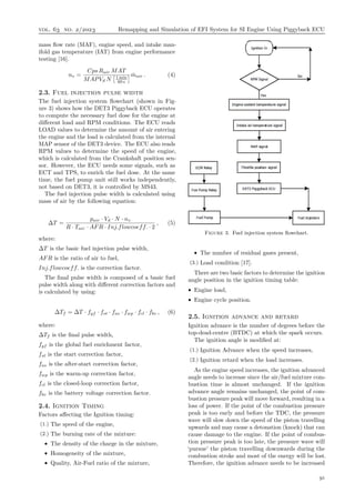 REMAPPING AND SIMULATION OF EFI SYSTEM FOR SI ENGINE USING PIGGYBACK ECU | PDF