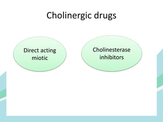 pharmacotherapy in glaucoma | PPTX