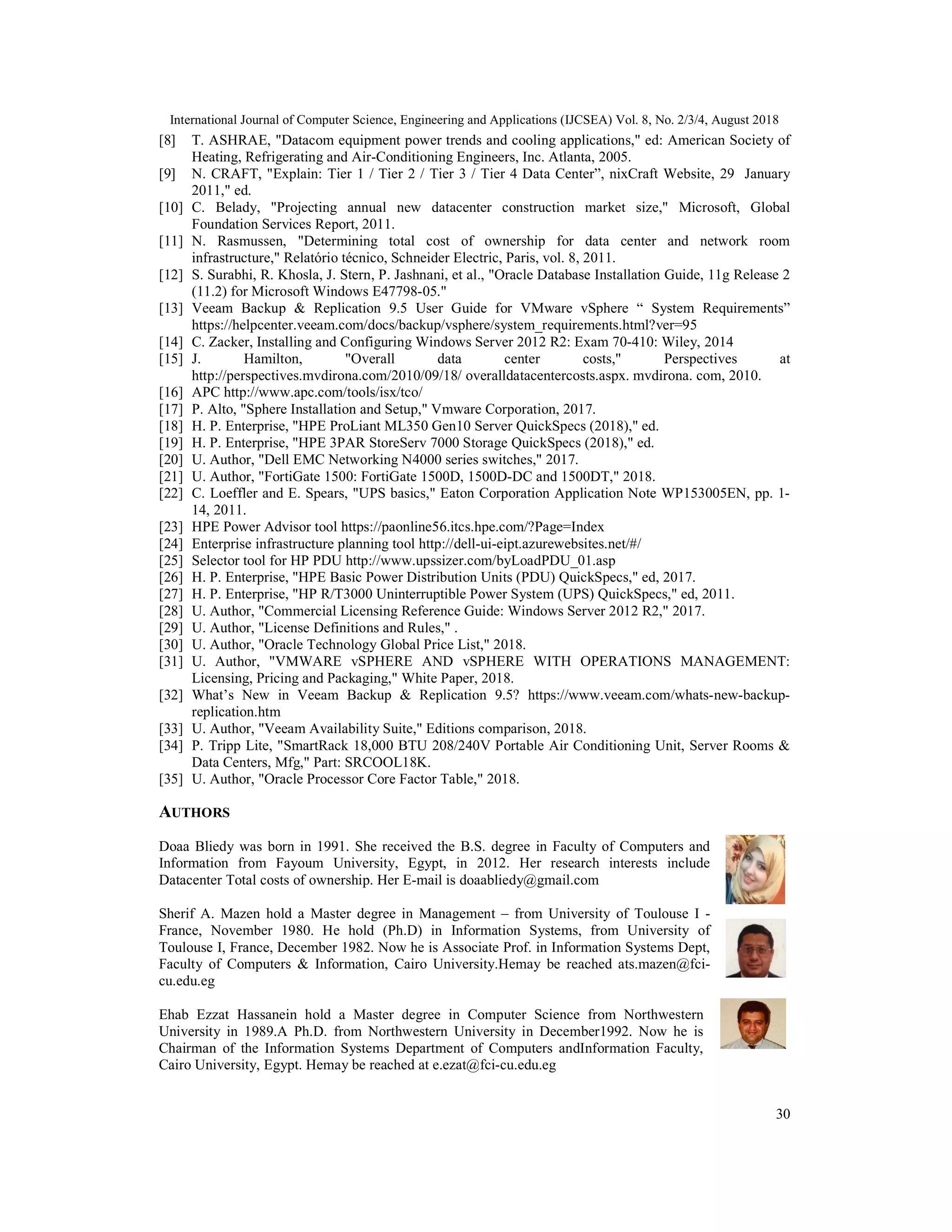 COST MODEL FOR ESTABLISHING A DATA CENTER | PDF